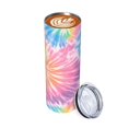 20oz Stainless Steel Mug Reusable Tumbler With Lid And Straw For Hot ...