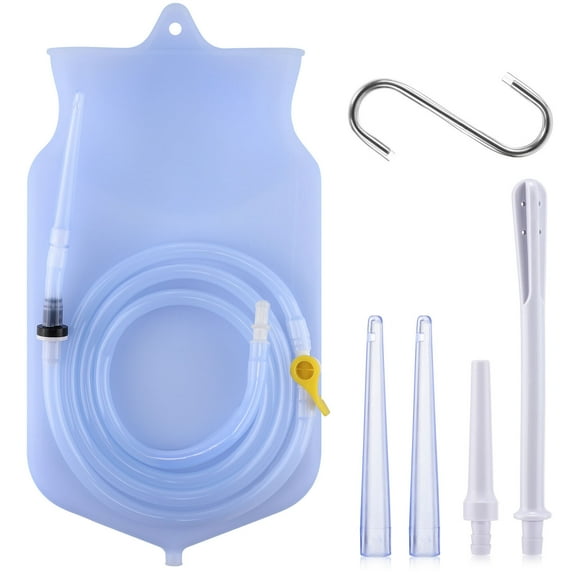 Vibeat 1L Electric Enema Kit – Stainless Steel Bucket, Smart Pressure ...