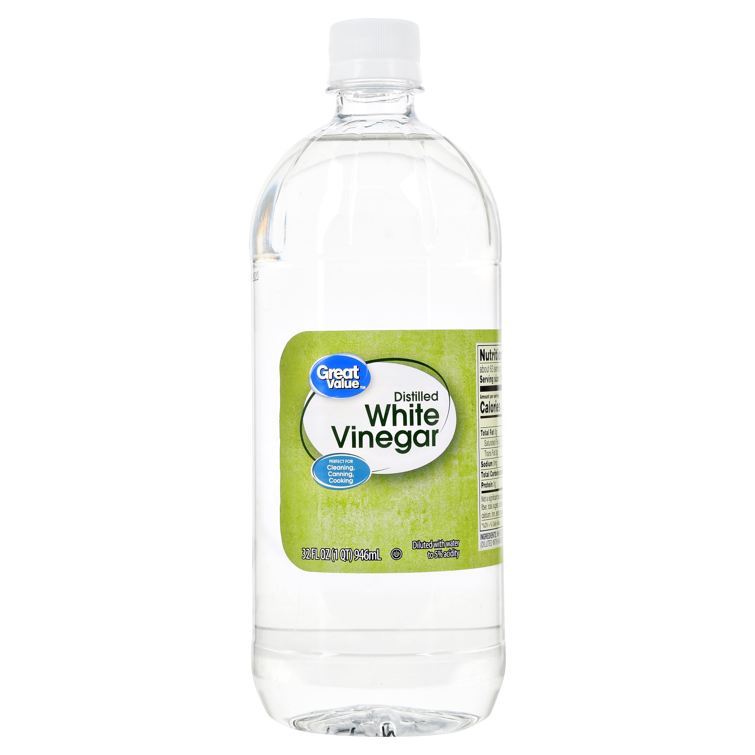 Great Value Distilled White Vinegar 32 Fl Oz Walmart Great Value Distilled White Vinegar 32 Fl Oz Walmart