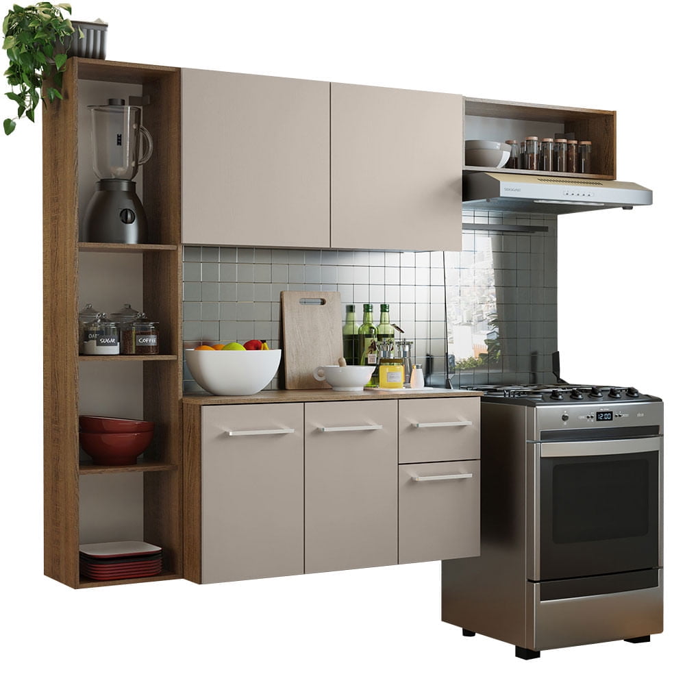 Cocina Integral Completa Modular Madesa Easy 180cm MC | Bodega Aurrera ...