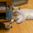 Pet Wall Scratch Board Silicone Corner Massage Comb Functional Self ...