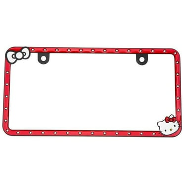 Sanrio Hello Kitty 815381 Character License Plate Frame - Car Accessory ...