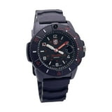 Luminox Navy Seal 45mm Carbon Black Dial Rubber Strap Men Quartz Watch ...