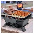 XYT Cast Iron Charcoal Grill, Portable Hibachi Grill w/Air Regulating ...