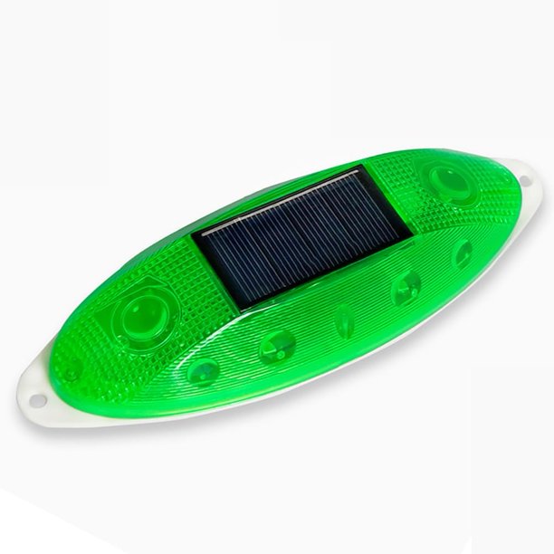 FYBTO Solar Strobe Warning Light Outdoor Waterproof Bright Solar Safety ...