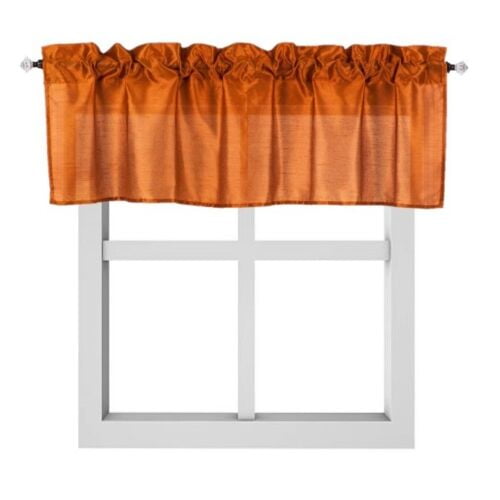 Burnt Orange Valances