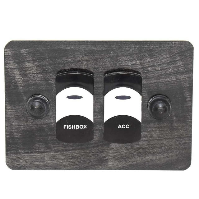 Sailfish Boat Rocker Switch Panel SEM-600-01 | 5 x 3 1/2 Inch Gray ...