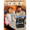 Battery Operated Fan, Camping Fan Battery Powered, Super Long Lasting ...