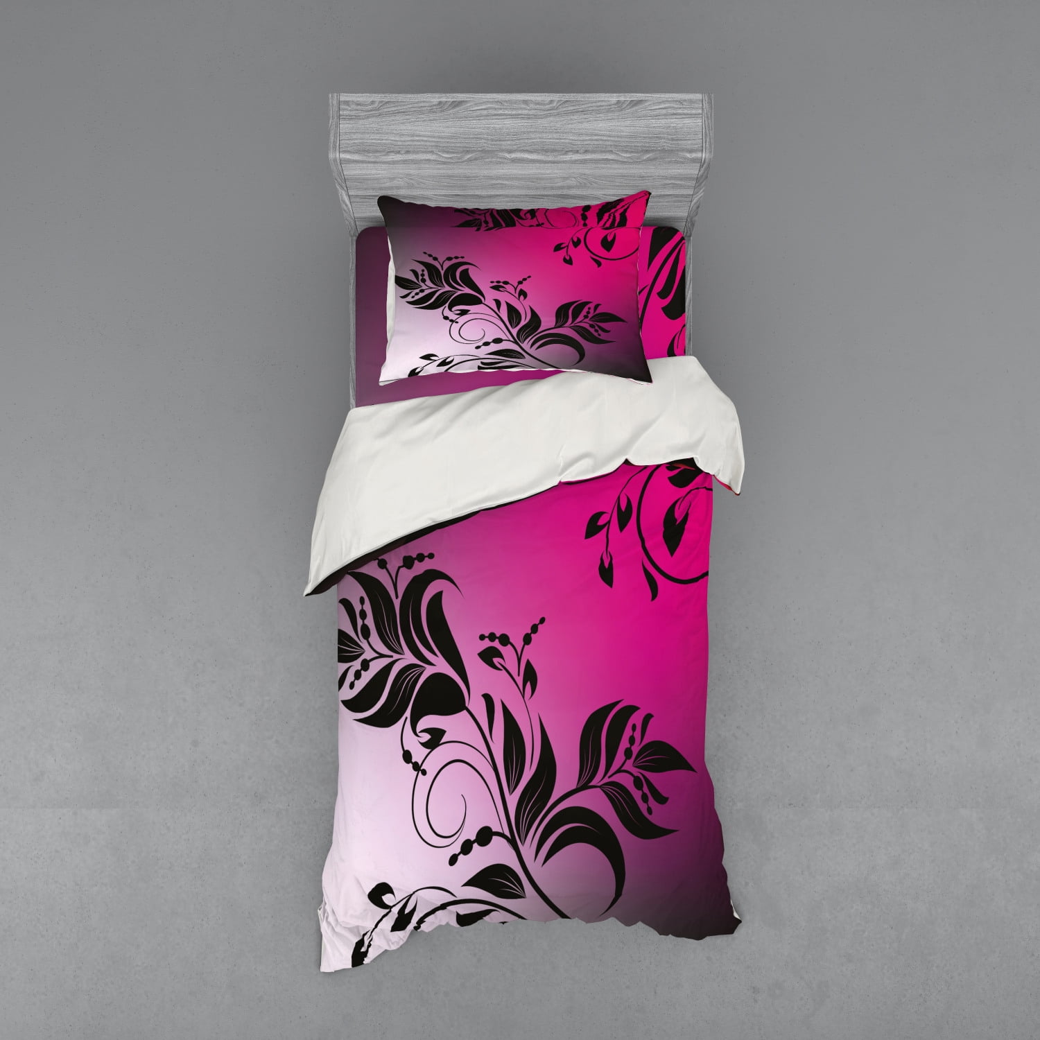 Ambesonne Shabby Flora Bedding Set 3 Pcs, Victorian Branch, Twin XL ...