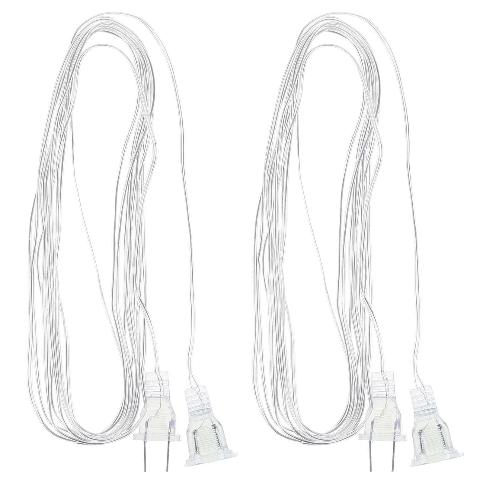 ITSELFER - 2 cables de extensión transparentes invisibles para luces ...