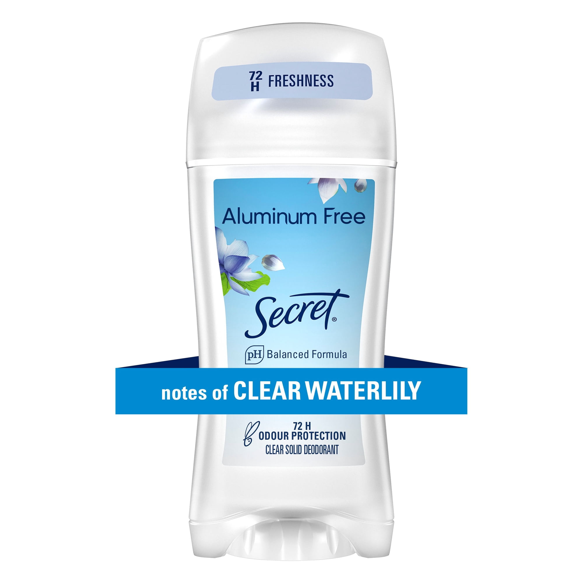 Click here for Secret Aluminum Free Clear Solid Waterlily 68g prices