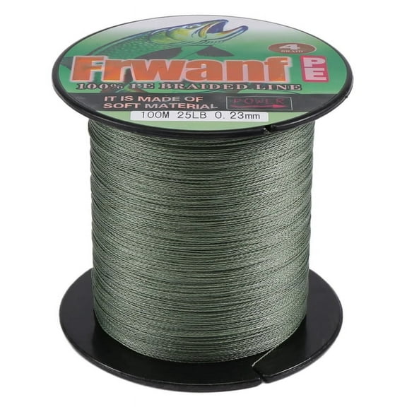 Rvkxad 100m High-Visibility PE Fishing Line, 5-Color Braided Line 0.4 ...