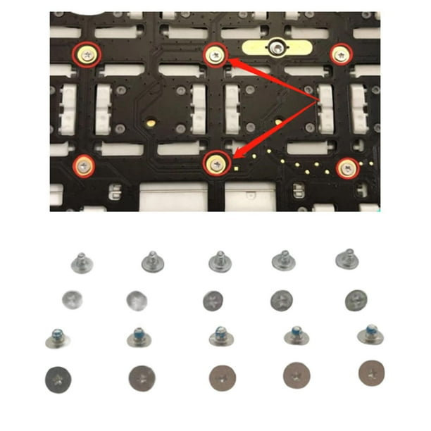 20 Pieces Keyboard Screws Replaces Spare accessories, for IOS A1707 ...