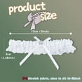 1Pcs Wedding Bridal Leg Garter White Lace for Bride Party Accessories ...