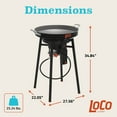Loco Cookers 22 Inch SureSpark Disco Cooking Steel Cooker with ...