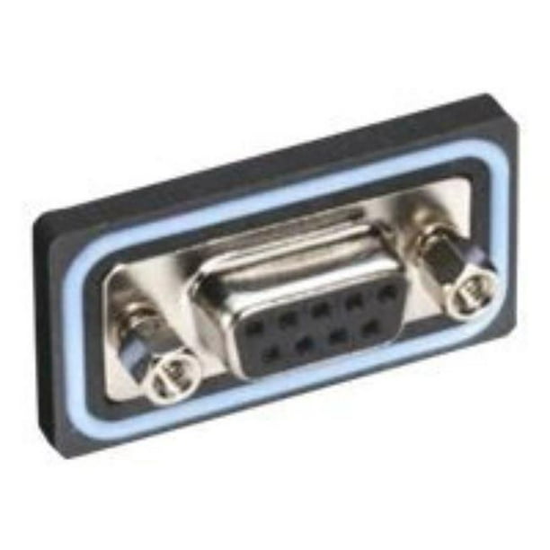 Black Box FAW011 DB9 Female Water-Resistant D-Sub Panel-Mount ...