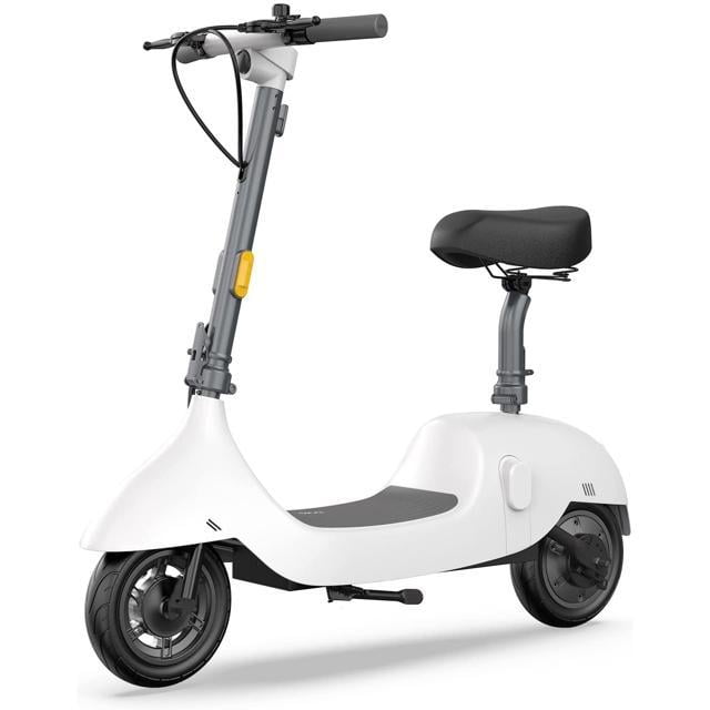 OKAI EA10 Electric Scooter with Seat, Up to 25 Miles Range & 15.5MPH ...