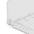 Wall Mounted Folding Shelf Transparent Punch Free Large Capacity Strong ...