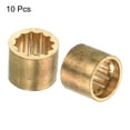 Uxcell 9mm Brass Pool Cue Ferrules Billiard Snooker Cue Tips Repair ...