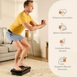 Lifepro Vibration Plate Exercise Machine with Resistance Bands, 120 ...