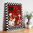 Chefs Canvas Wall Art for Living Room, Food Coffee Cookies Steak Red ...