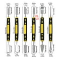 6PCS Metal Crowbar Kit Anti-Slip Handle Disassemble Pry Bar Stick Tools ...