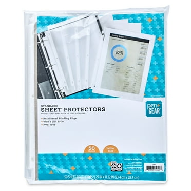100PCS Sheet Protectors,9x12 Inch Heavy Duty Page Protectors,Non-Glare ...