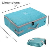 Halinfer Collapsible Cat Travel Litter Box with Lid, Waterproof ...
