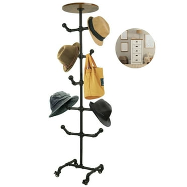 Coaster Company 4-Hook Coat Rack with Umbrella Stand, Black - Walmart.com