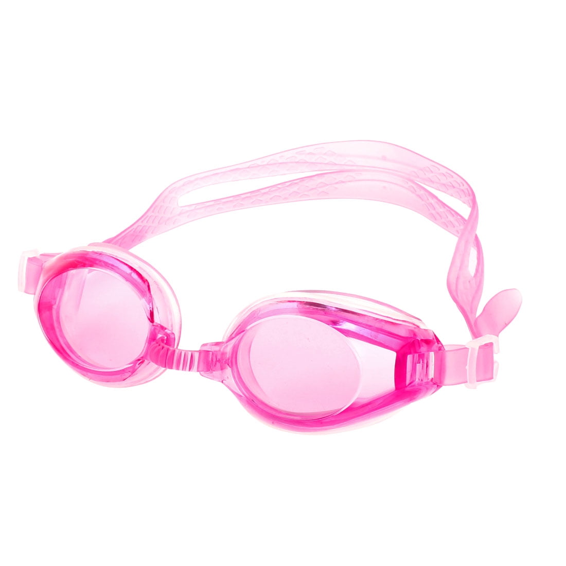 Women Men Plastic Swimming Swim Goggles Glassses Pink w Earplugs ...