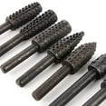 10 Pieces Steel Rotary Burr Set Wood Carving Tool Burr Set for Grinding ...
