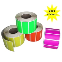 Indiana Ticket Company 56759 Raffle Tickets, (4 Rolls of 2000 Double ...