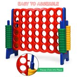 Gymax Jumbo 4-to-Score Game Set for Family Outdoor Yard, Large Connect ...