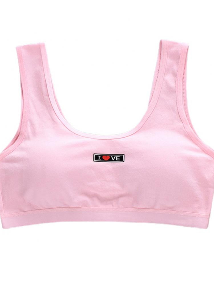 Girls Training Bra-Racerback Sports Seamless Bras, Teen Bra Comfort ...