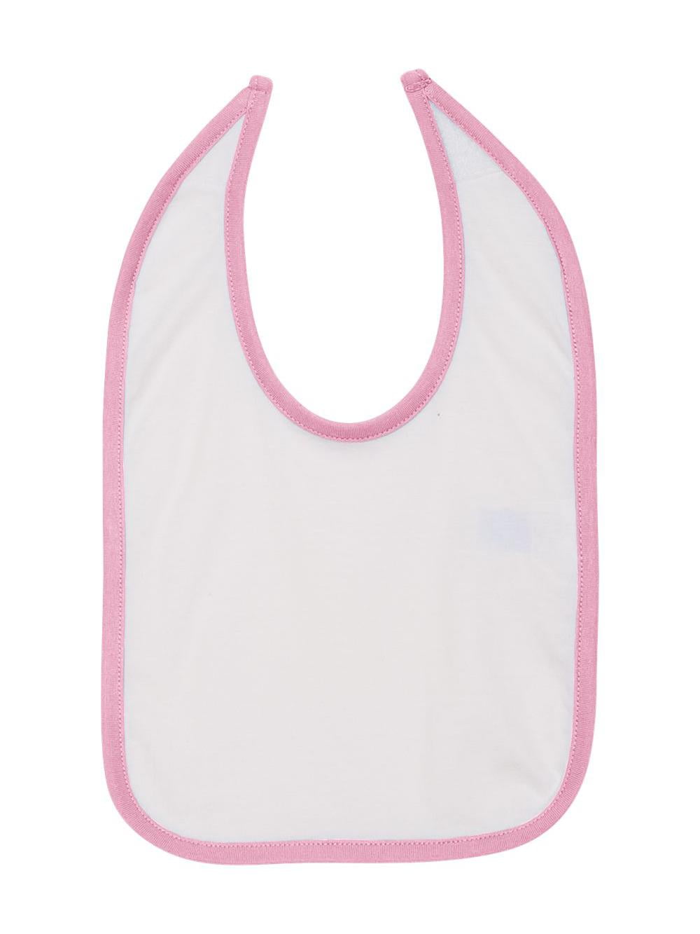 Rabbit Skins Infant Contrast Trim Premium Jersey Bib - Walmart.com