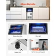 VEVOR Commercial Ice Maker Machine, 100lbs/24H Ice Maker Machine with ...