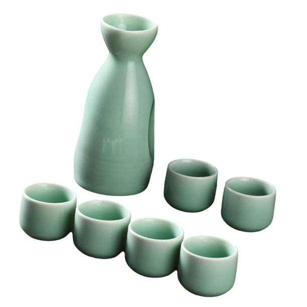 Juego de Sake de cerámica, recipiente de cerámica para Sake, juego de ...