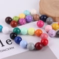 ERDOUY 100Pcs 16mm Acrylic Round Beads, Assorted Plastic Gumball Bubble ...