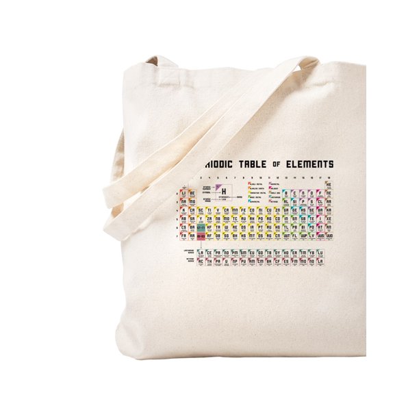 CafePress - The Periodic Table Of Elements Tote Bag - Natural Canvas ...