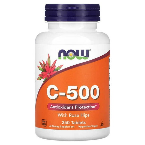 NOW FOODS C-500 RH 250 TABS | Bodega Aurrera en línea