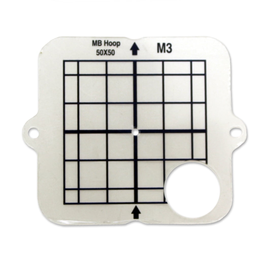 Janome Hoop Template only 50mm x 50mm (1.91" x 1.97") for the MB4/MB7 ...