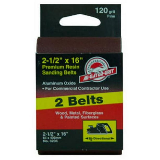 Ali Industries 3205 2 5 X 16 In Bi Directional Sanding Belt 2 Pack ali-industries-3205-2-5-x-16-in-bi-directional-sanding-belt-2-pack