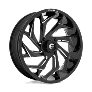 Fuel D755 Reaction 15X8 5X139.7 -18Et 125.1Cb Gloss Black Milled With ...