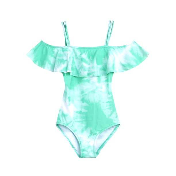 Kanu Surf Girls' Peggy UPF 50 Sport Off Shoulder One Piece Swimsuit ...
