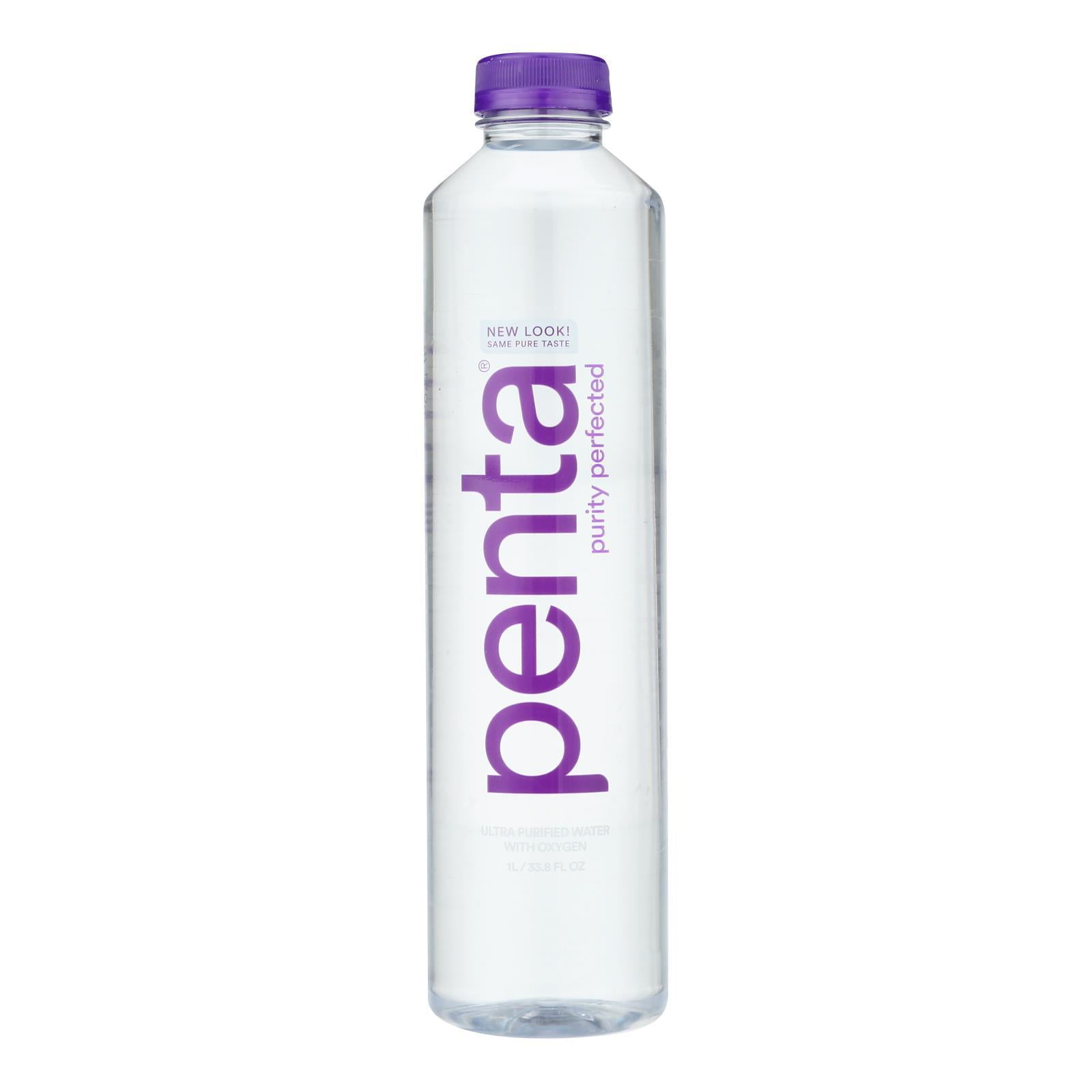 Penta Purified Water Ultra Purified Water - Case of 12 - 1 Liter ...
