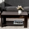 Costway Coffee Table Rectangular Cocktail Table Living Room Furniture ...
