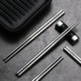 WQQZJJ Stainless Steel Chopsticks Reusable Multicolor Lightweight 304 ...