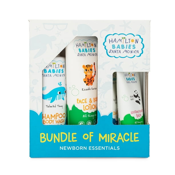 Hamilton Babies 4-Ct Gift Set, Shampoo, Lotion, Balm, Diaper Cream ...