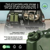 Scepter BPA-Free Durable 5 Gallon Portable Camping Water Storage Jug ...