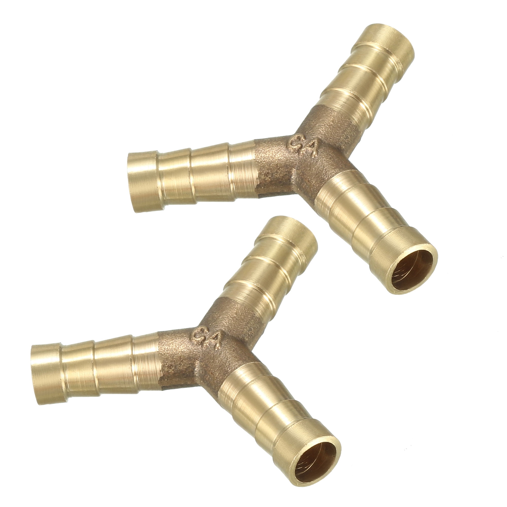 Click here for Unique Bargains 8mm Brass Barb Hose Fitting Tee Y-... prices